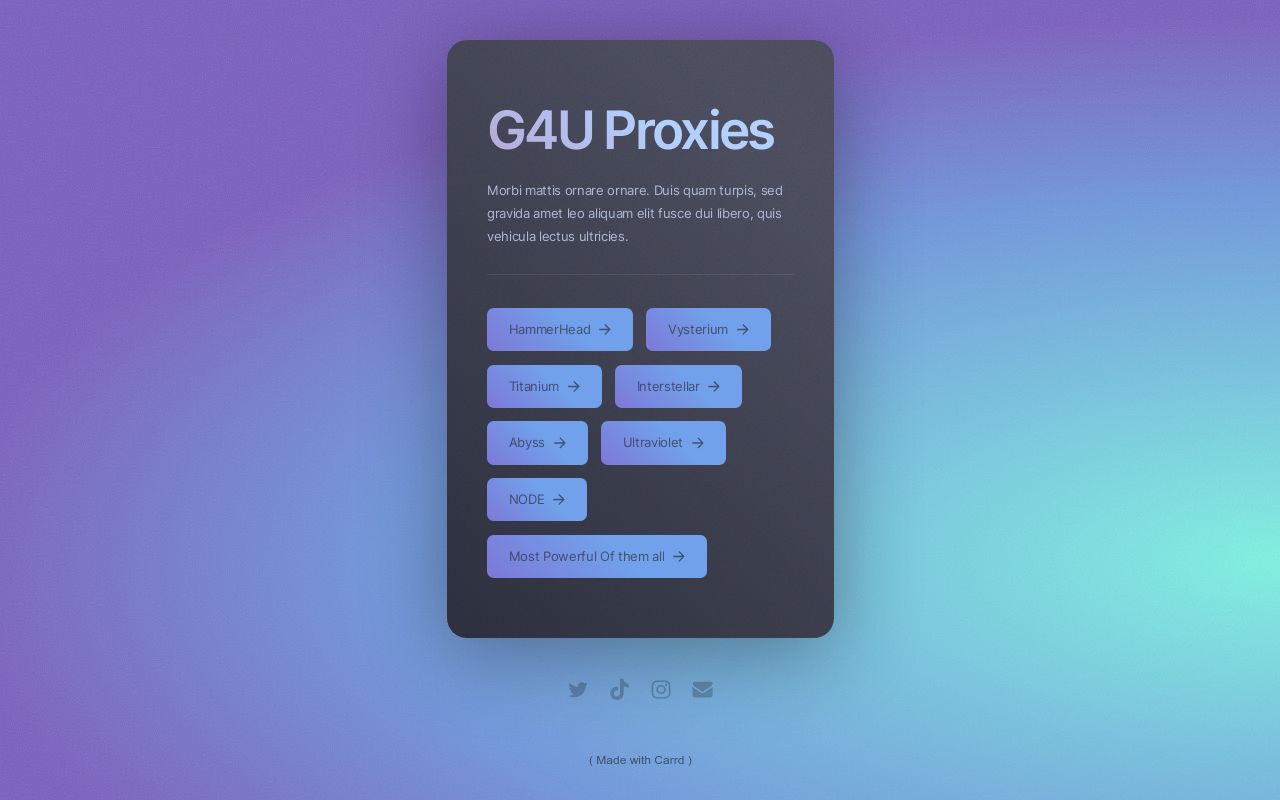 G4U Proxies